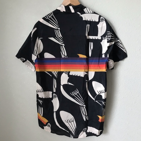 Anthropologie | Tops | Farm Rio Tucanos Boyfriend Shirt | Poshmark